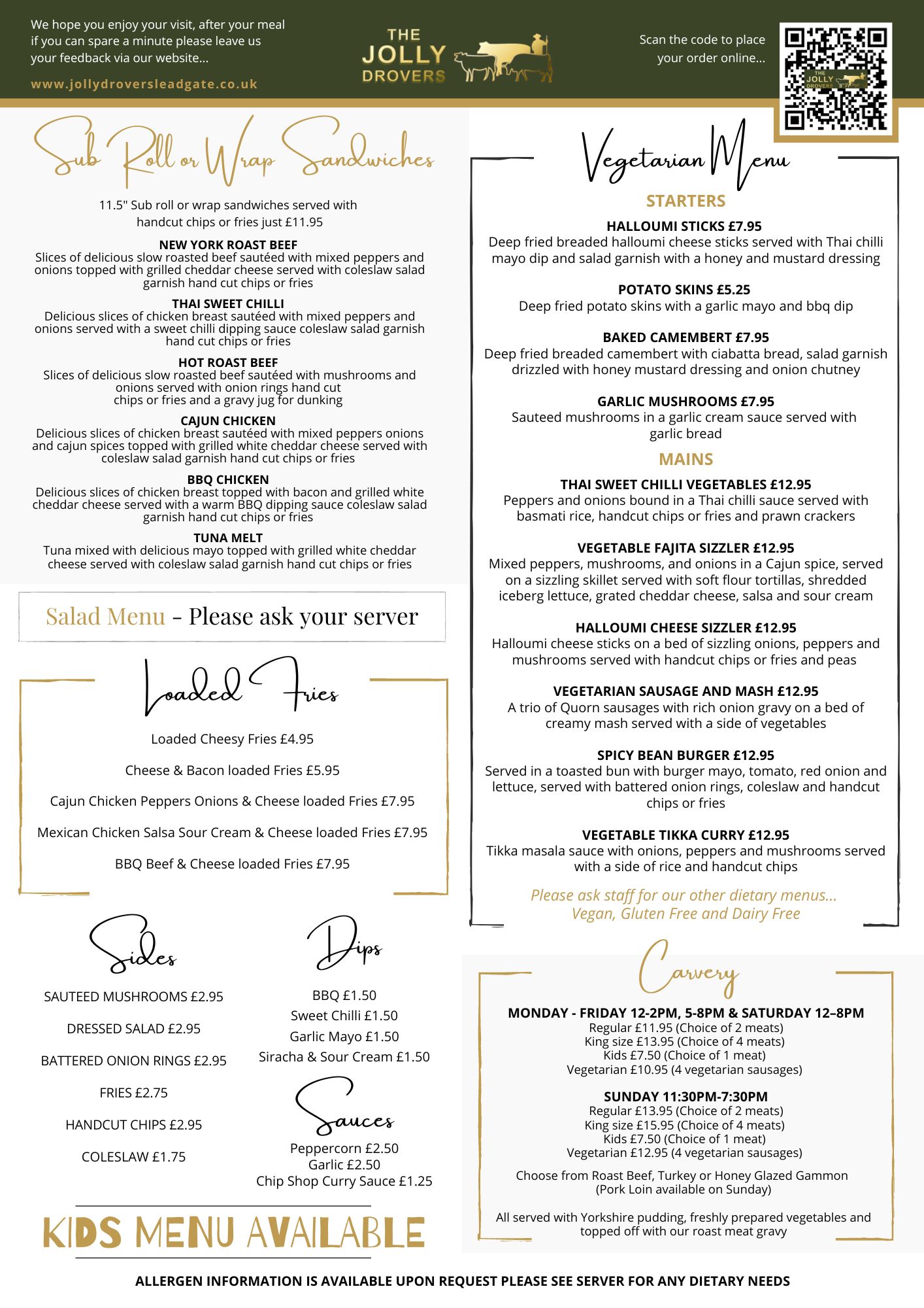 Main Menu | jollymenus